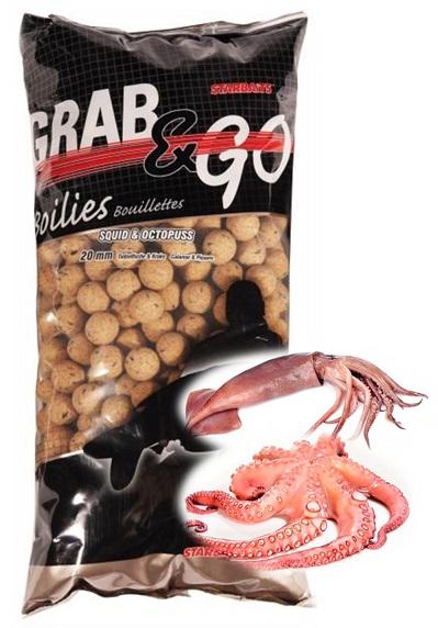 Boilies Starbaits Grab&Go Squid&Octopuss 20mm 3kg - Rybářské potřeby Bzenec